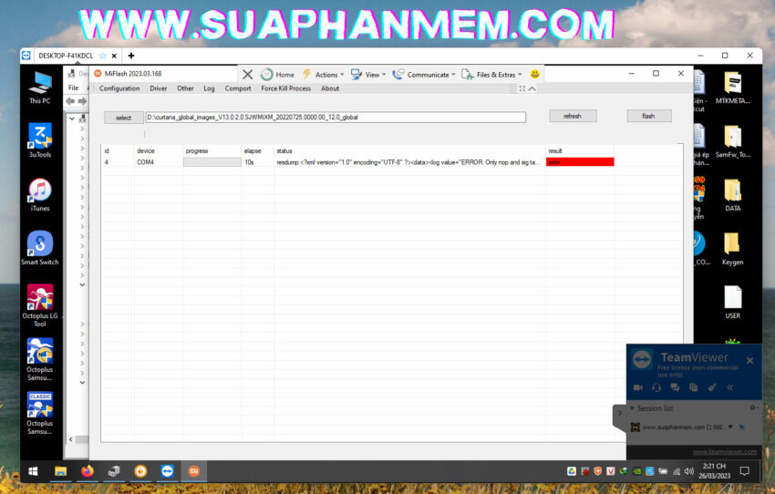 Unbrick Redmi Note 9s Auth Flash Server - Suaphanmem.com