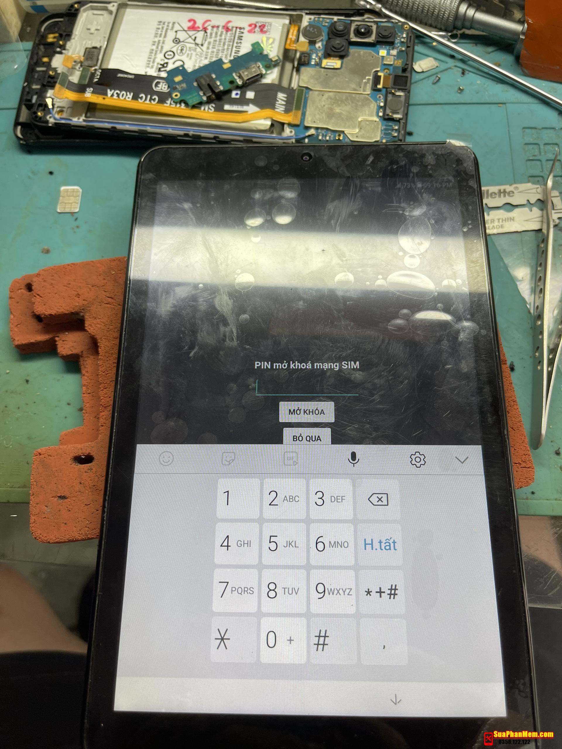 Samsung Tab A 8 T387T Mở Khoá Mạng Unlock Network - Suaphanmem.com